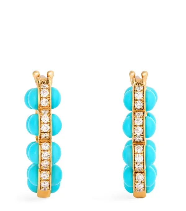 L'ATELIER NAWBAR Atoms Hoop Earrings - Gold
