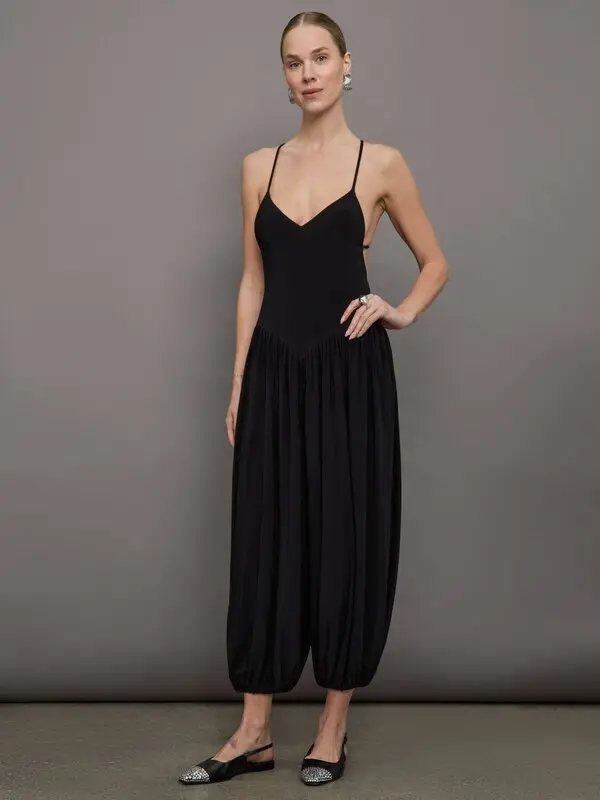 Norma Kamali Kenny Jumpsuit - Black