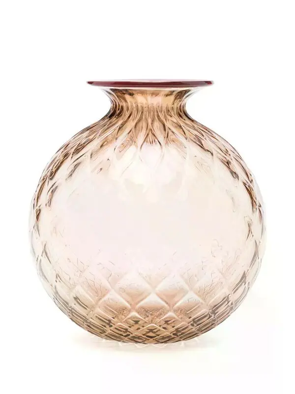 VENINI Monofiori Balloton Vase - Brown