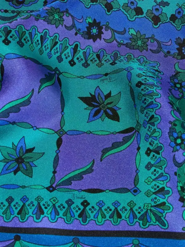 Emilio Pucci Festa-print Silk Scarf