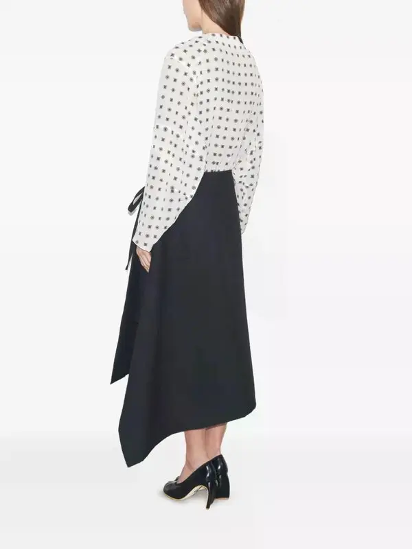 Tory Burch Wrap-effect Midi Skirt