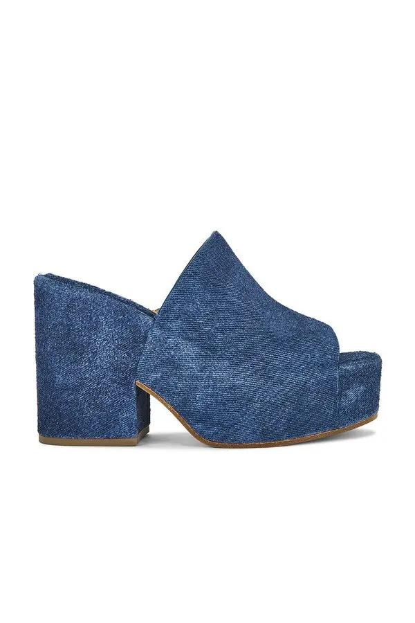 Gabriela Hearst Ares Mule - Medium Blue