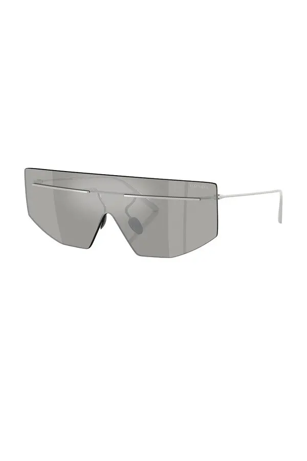 Prada Metallic Shield Sunglasses