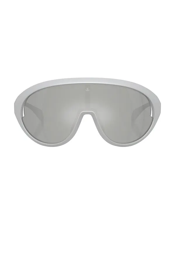 Moncler Metallic Sunglasses - Matte Silver