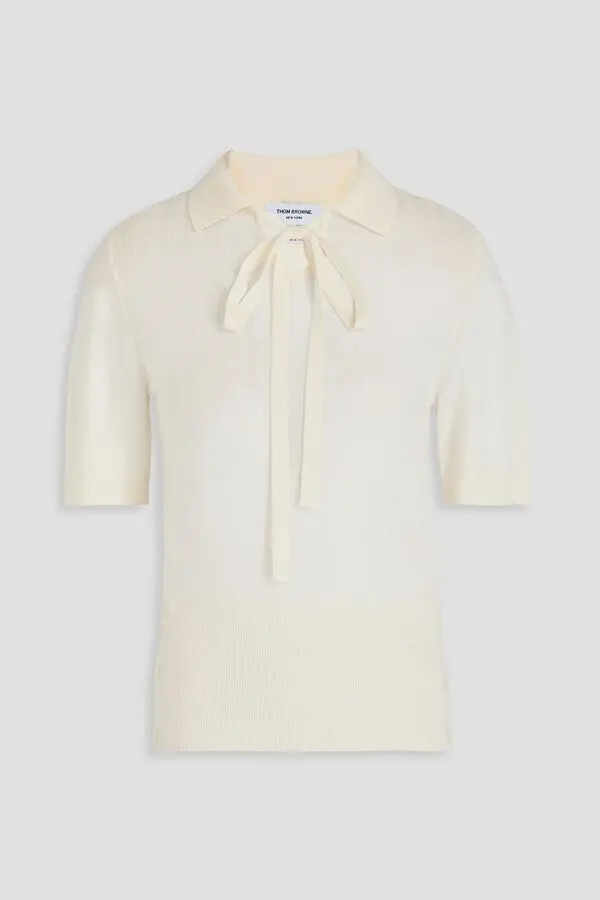 Thom Browne Wool Polo Shirt