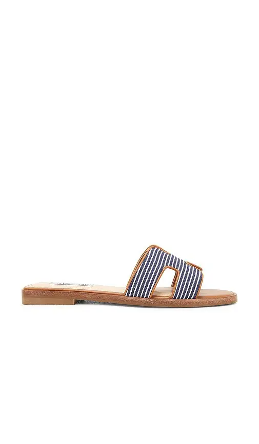 Steve Madden Hadyn Slides - Navy & White