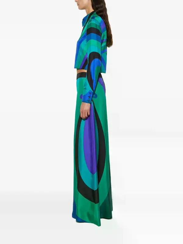 Emilio Pucci Iride-print Button-up Shirt