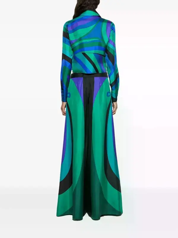 Emilio Pucci Iride-print Button-up Shirt