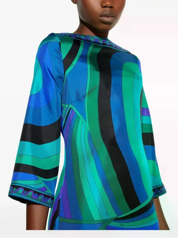 Emilio Pucci Iride-print Tunic Dress
