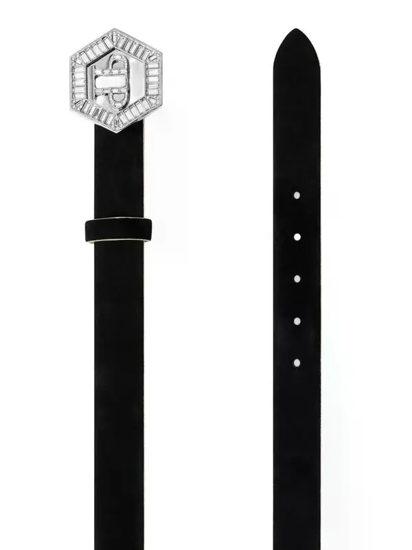 Philipp Plein Logo Buckle Belt