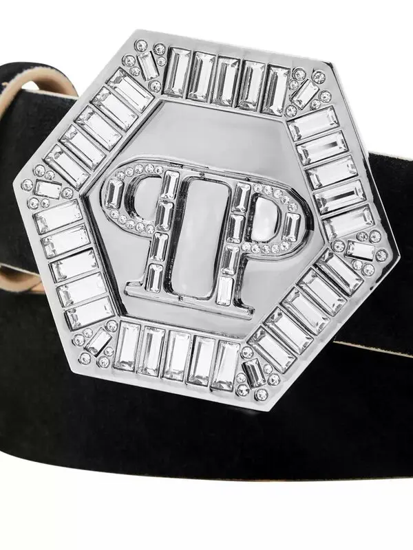 Philipp Plein Logo Buckle Belt