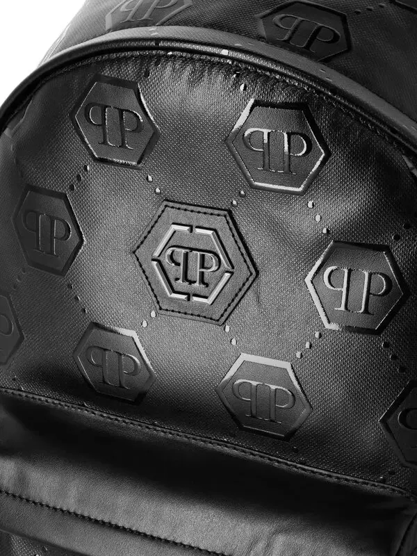 Philipp Plein Monogram Embossed Backpack