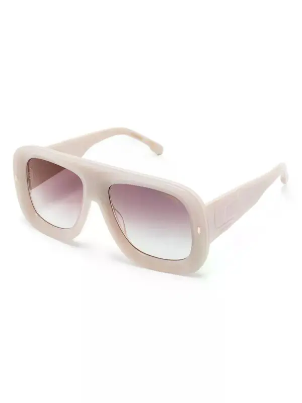 Carrera Eyewear Flaglab Square Frame Sunglasses - Neutrals