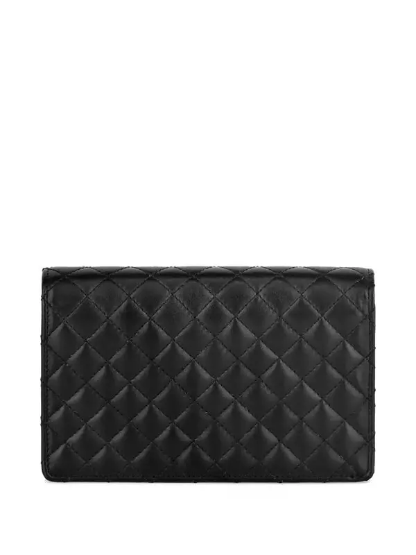 Philipp Plein Nappa Leather Matelasse Mini Shoulder Bag - Black