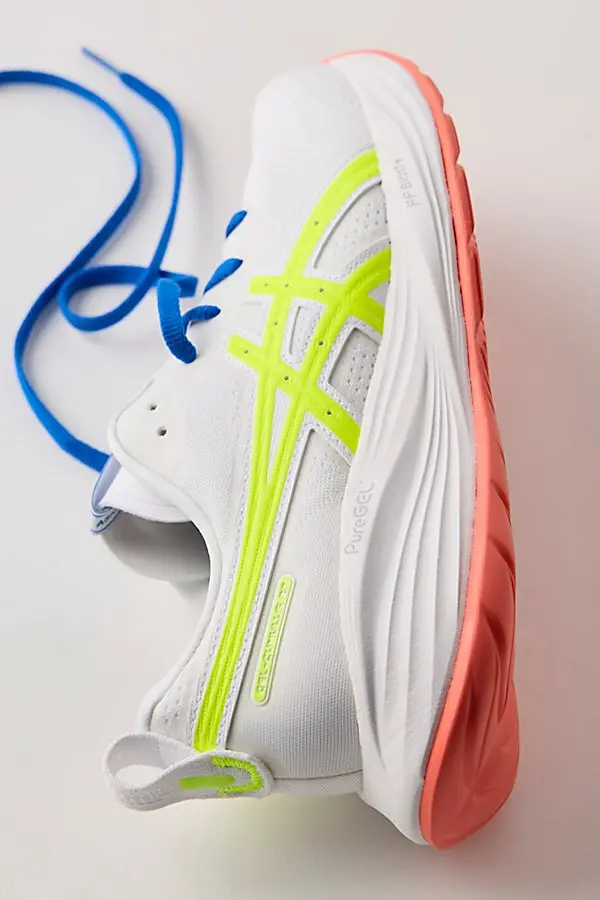 Asics Gel-cumulus 27 Sneakers - White/safety Yellow