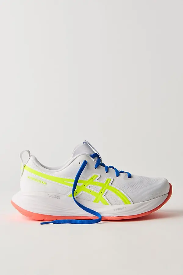 Asics Gel-cumulus 27 Sneakers - White/safety Yellow