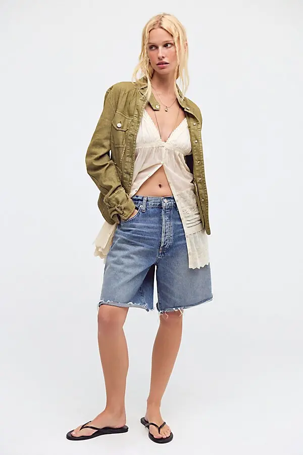 AGOLDE Indra Denim Shorts - Journal