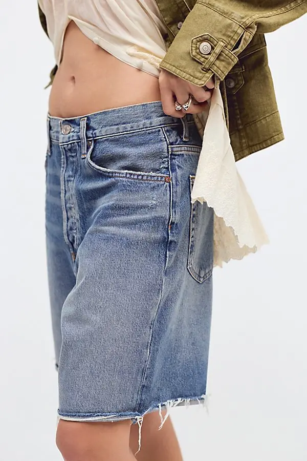 AGOLDE Indra Denim Shorts - Journal