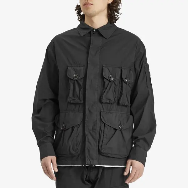 C.P. COMPANY Multi Pocket Shirt Jacket - Black