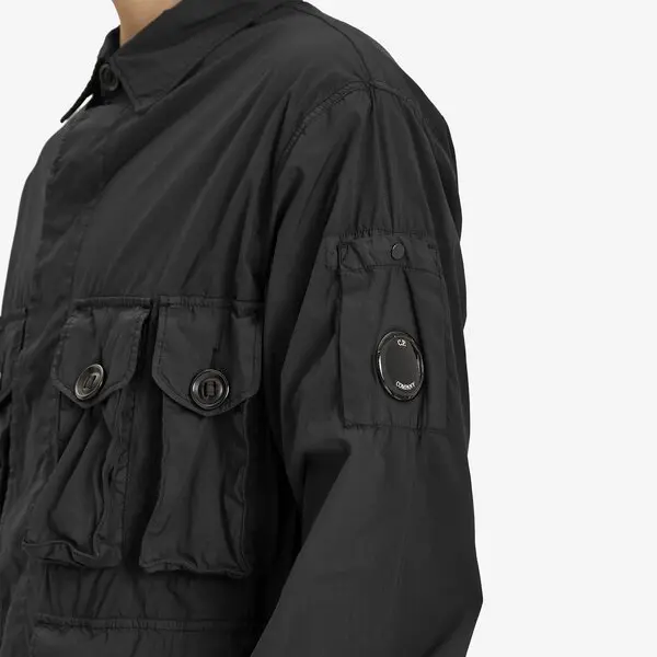 C.P. COMPANY Multi Pocket Shirt Jacket - Black
