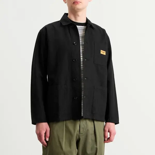 SERVICE WORKS Canvas Chore Shirt - Black