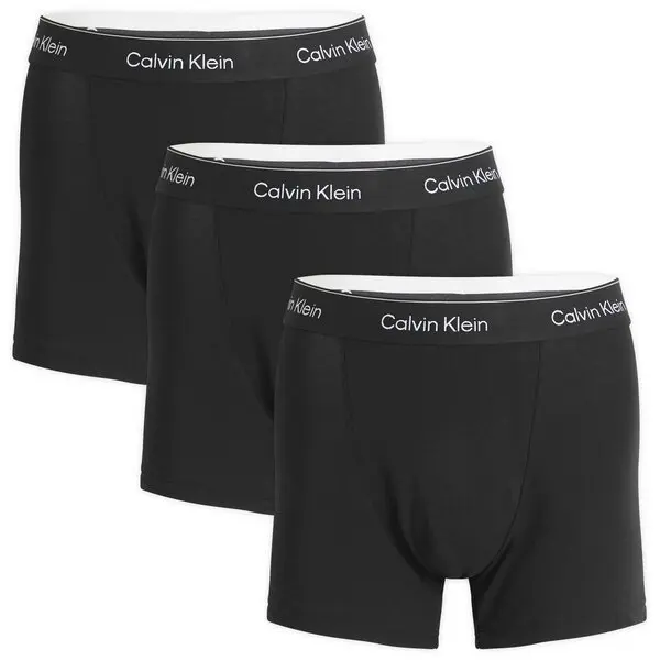Calvin Klein Icon Relaxed Dart Trunk 3 Pack - Black