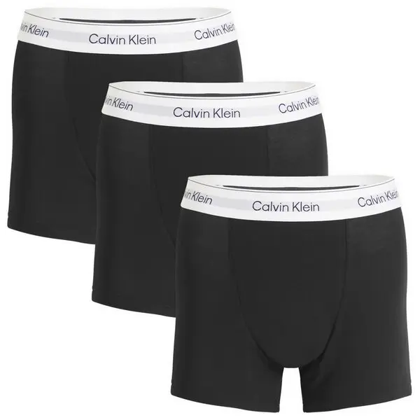 Calvin Klein Icon Relaxed Dart Trunk 3 Pack - Black/white