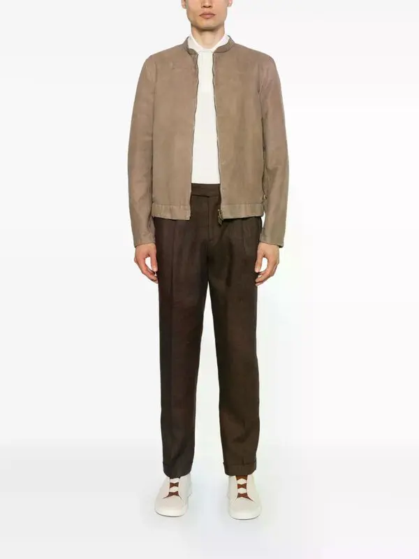 BRIGLIA 1949 Linen Trousers