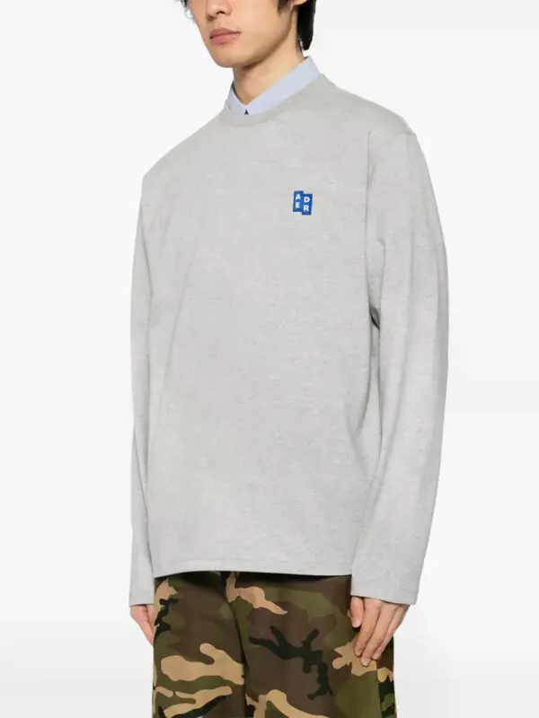 ADER ERROR Trs Tag Long-sleeved T-shirt - Grey
