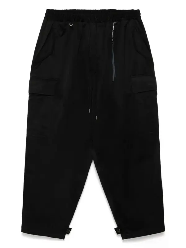 MASTERMIND WORLD Embroidered Logo Trousers - Black