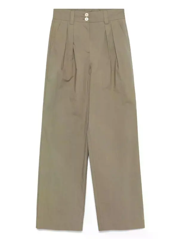 Lorena Antoniazzi Pleat-detail Trousers