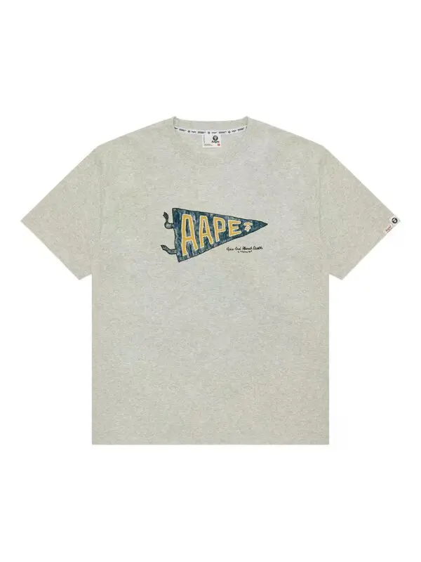 AAPE BY *A BATHING APE® Cotton T-shirt - Grey