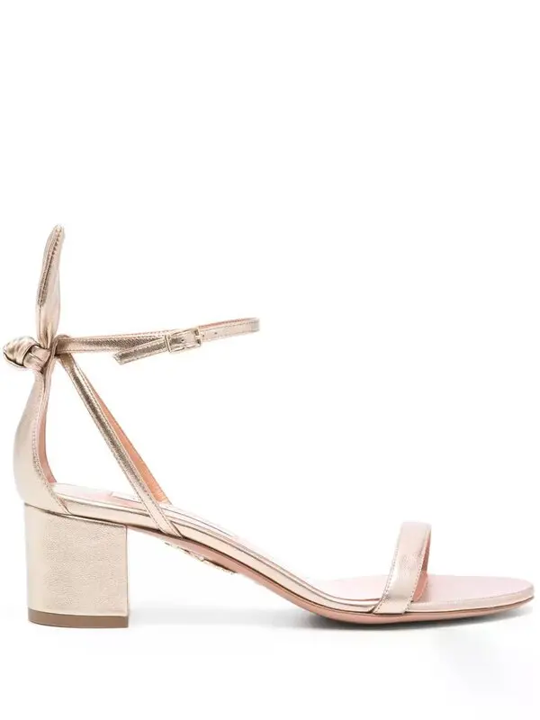 AQUAZZURA 50mm Bow Tie Heeled Sandals