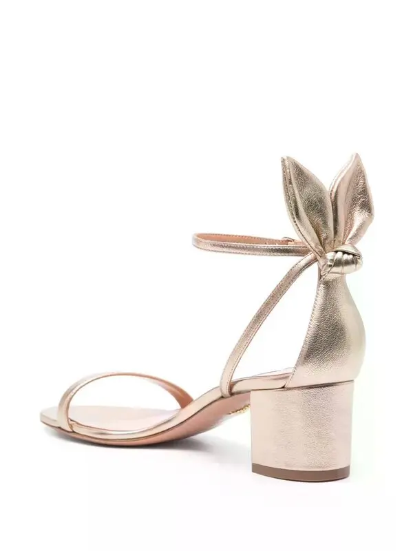 AQUAZZURA 50mm Bow Tie Heeled Sandals
