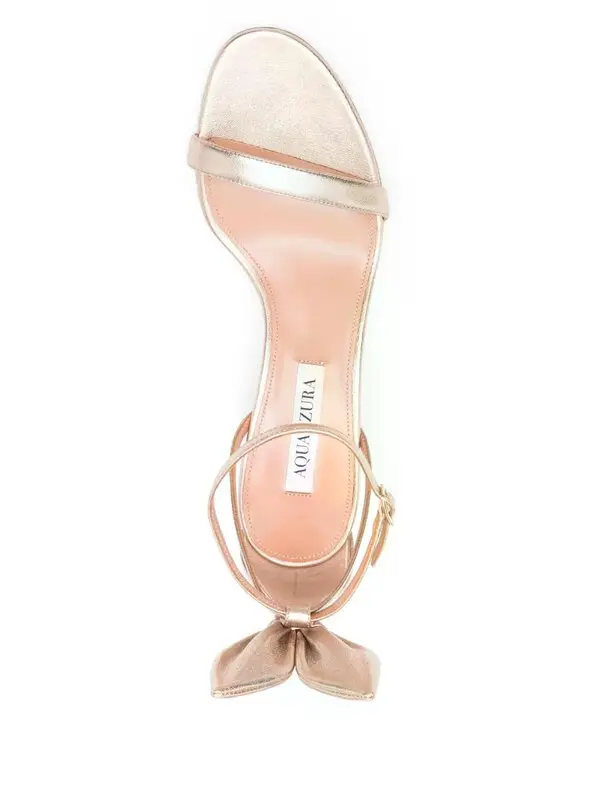AQUAZZURA 50mm Bow Tie Heeled Sandals