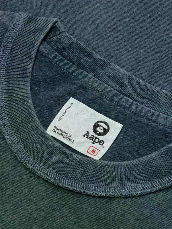 A BATHING APE Aape * Logo-patch T-shirt - Blue