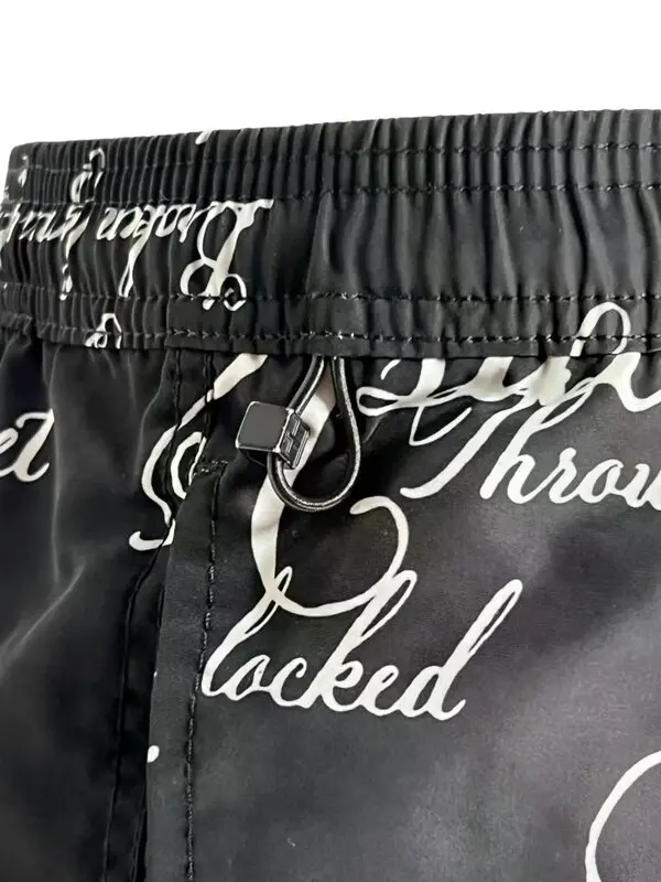 Ksubi Text-print Thigh-length Shorts