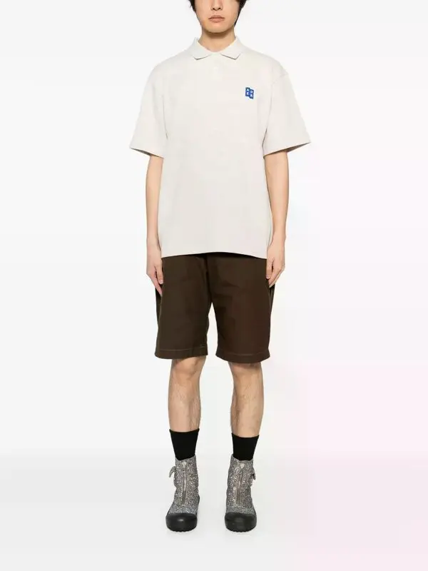 ADER ERROR Short Sleeve Polo Shirt - Grey