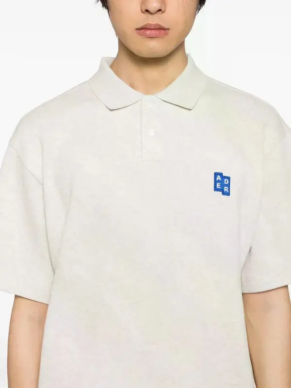 ADER ERROR Short Sleeve Polo Shirt - Grey