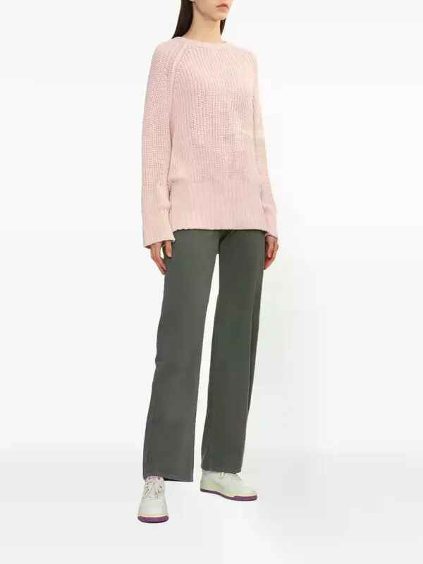 LOW CLASSIC Ribbed Knit Sweater - Pink