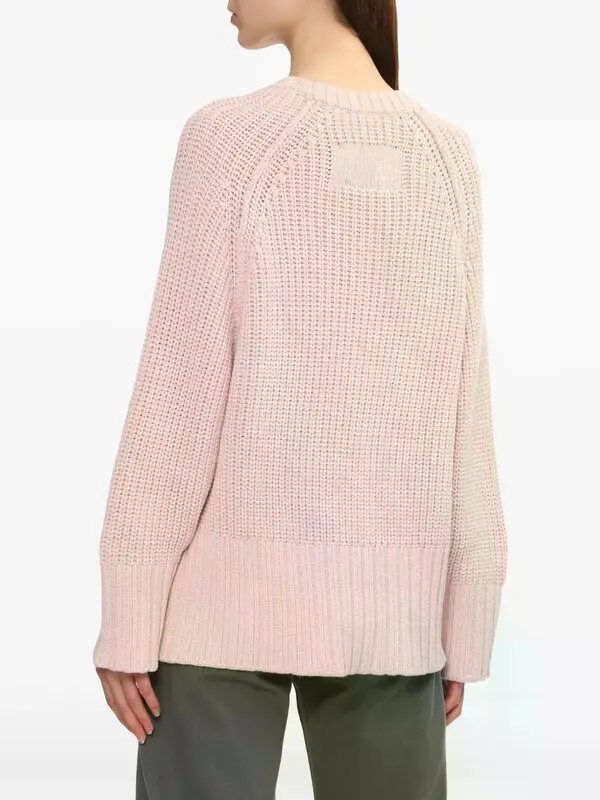LOW CLASSIC Ribbed Knit Sweater - Pink