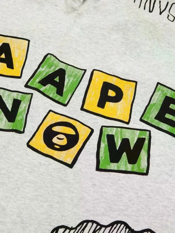 AAPE BY *A BATHING APE Cotton T-shirt - Grey