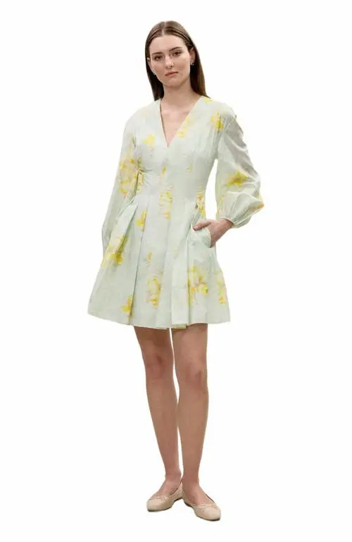 Rebecca Taylor Yara Poplin Mini Dress