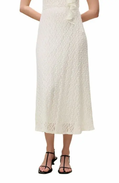 Rebecca Taylor Fiona Stretch Lace Midi Dress