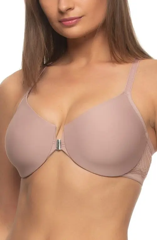 Felina Tempting Underwire Minimizer Bra - Rose Tan