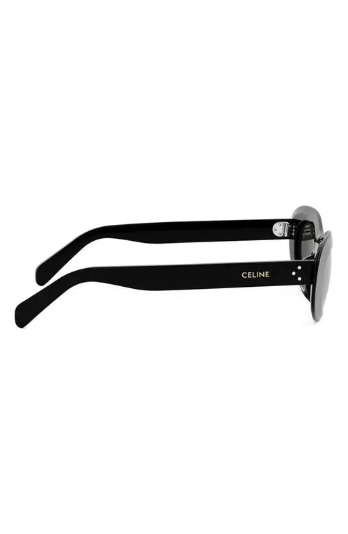 Celine Bold 3 Dot Rectangular Sunglasses