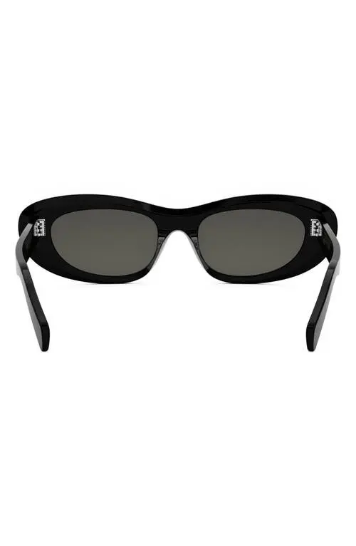 Celine Bold 3 Dot Rectangular Sunglasses