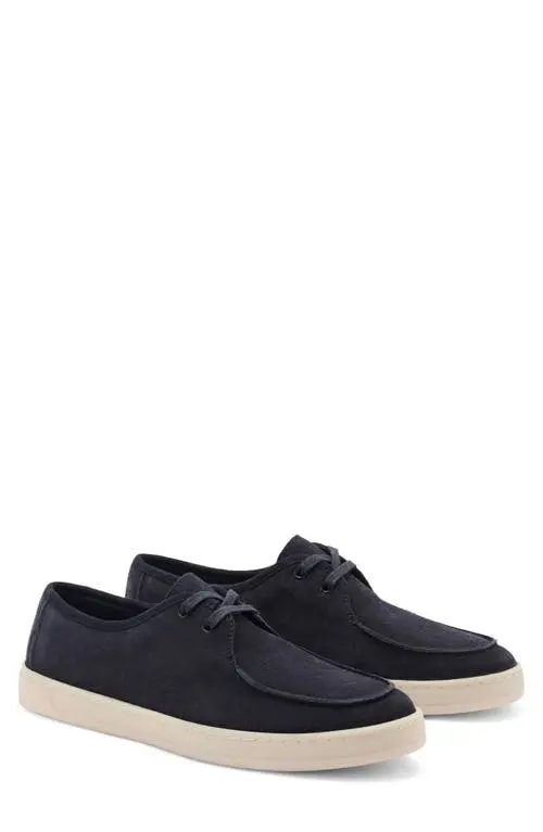 Mango Suede Boat Shoe - Dark Navy