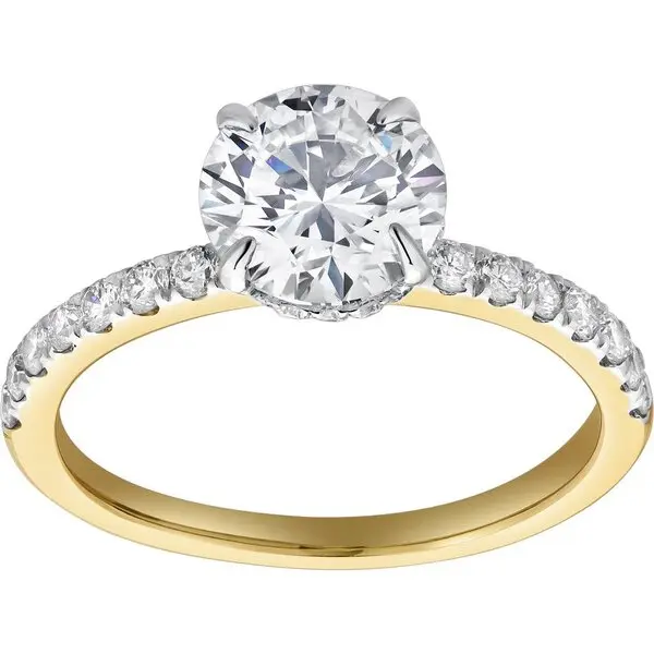 LUVMYJEWELRY Amore 14k Gold 1.95 Ct. Diamond Ring - 14k Yellow Gold