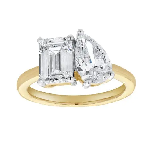 LUVMYJEWELRY Evermore 14k Gold 3 Ct. Diamond Ring - 14k Yellow Gold